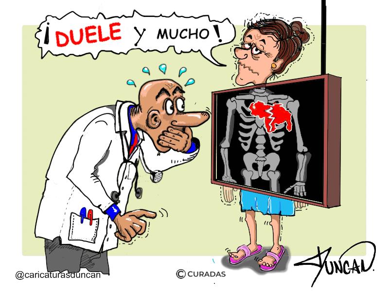 Me duele - Caricatura de Duncan