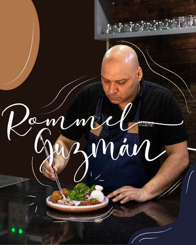 Rommel Guzmán: «Mi cocina es de memorias de mi infancia»