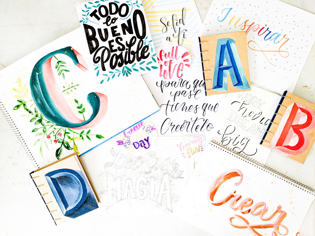 Tipos de lettering: las infinitas formas de dibujar letras