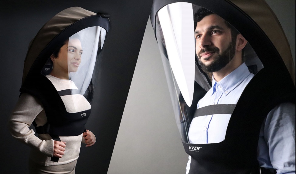 BioVYZR: La escafandra de protección personal de aire, con filtros KN95