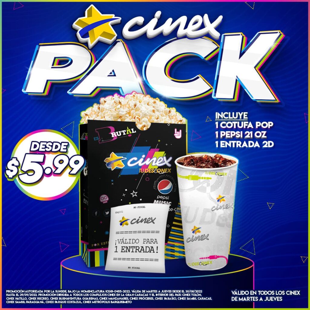 ¡Llegó la hora de vacilar con CINEX! - CURADAS