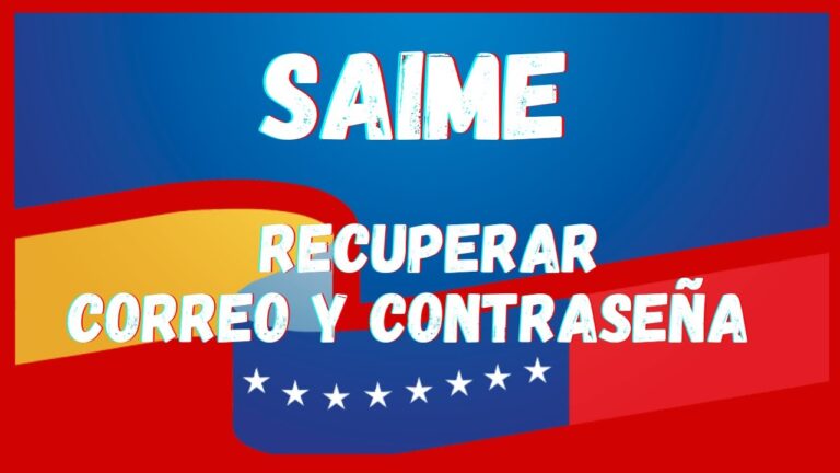 Como recuperar tu usuario y contraseña del SAIME (+Paso a paso) - CURADAS