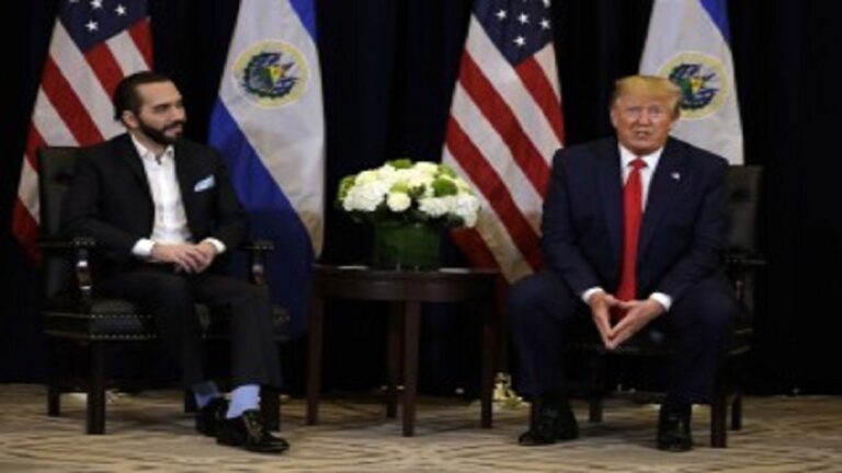 Trump recibe a Bukele para afianzar su bromance y blindar pacto ...